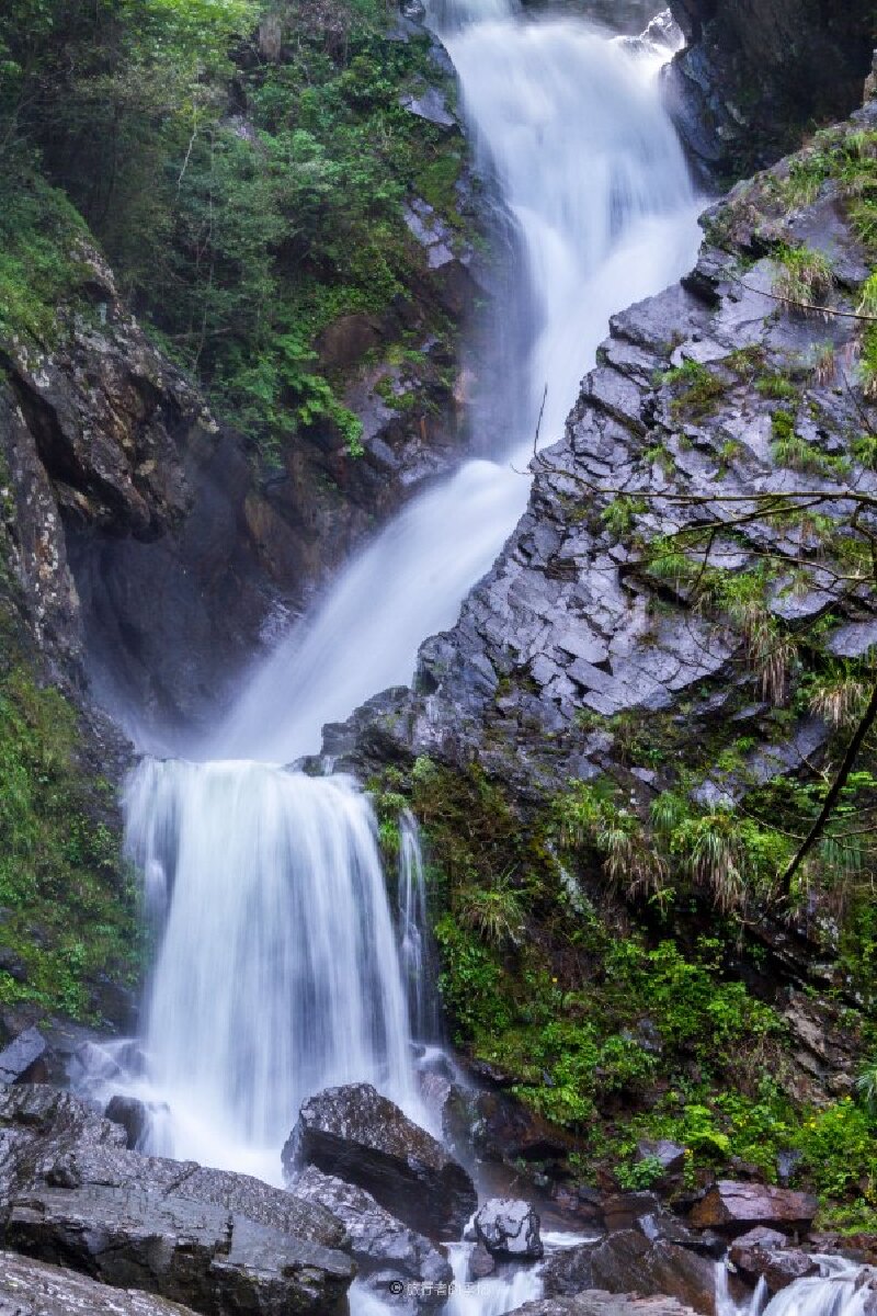 石台县旅游 石台县白石岭 石台县 大山谷图库